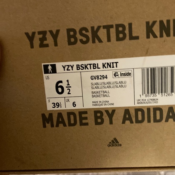 Shoes | Yzy Bsktbl Knit Sneakers Great Condition Hardly Worn Size 65 ...